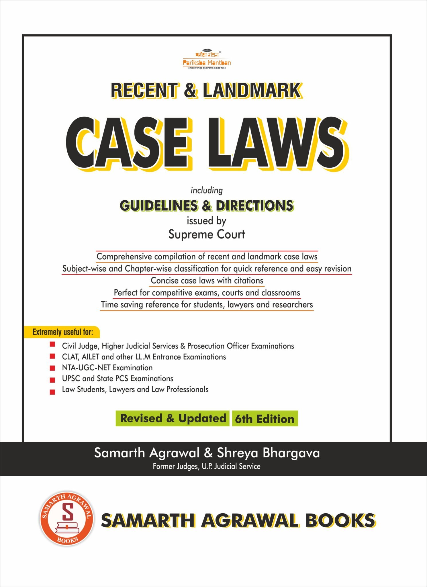 Recent and Landmark Case Laws: 6th Edition (2026) - Samarth Agrawal ...